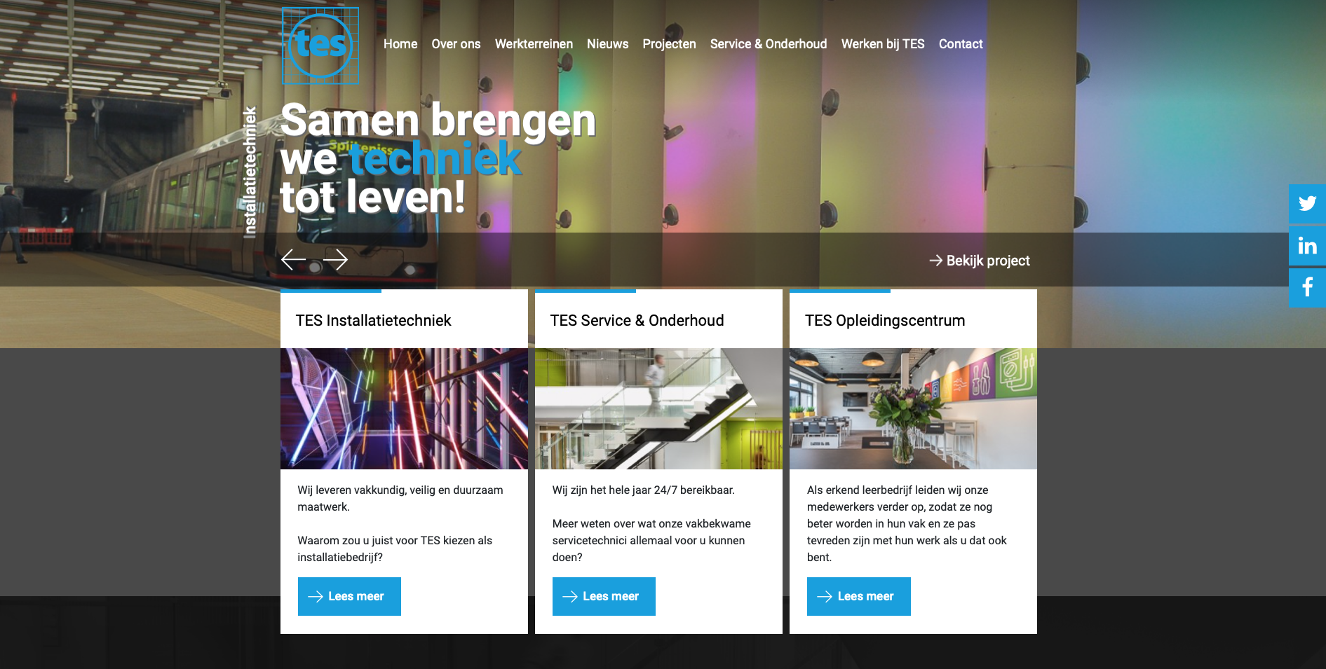 Nieuwe Website | TES Installatietechniek